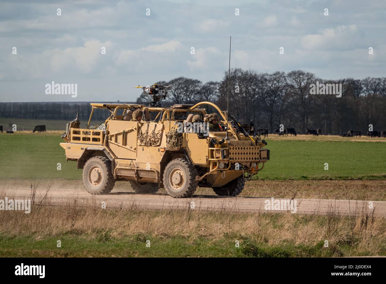 British army Supacat Jackal rapid assault, fire support and ...