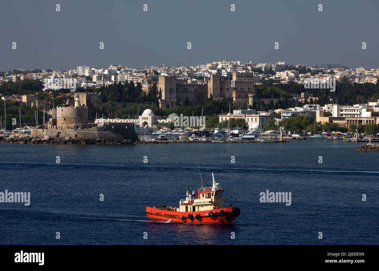 Greece - Rhodos. Palace of the Grand Master of the Knights of Rhodes ...