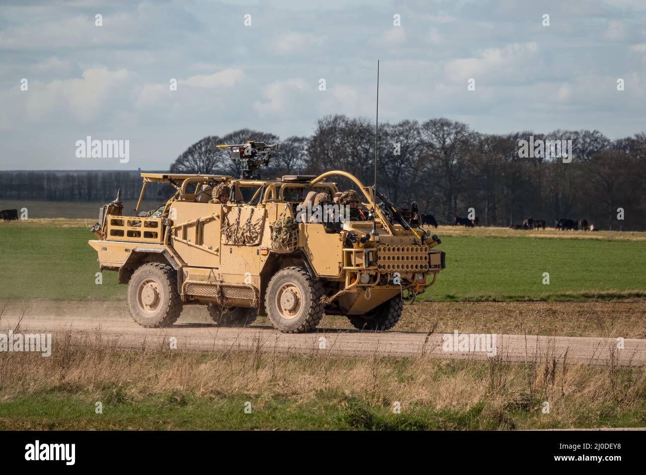 British army Supacat Jackal rapid assault, fire support and ...