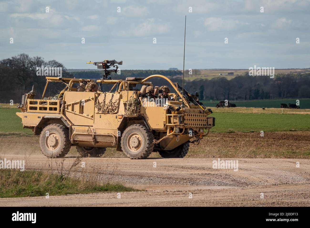 British army Supacat Jackal rapid assault, fire support and ...