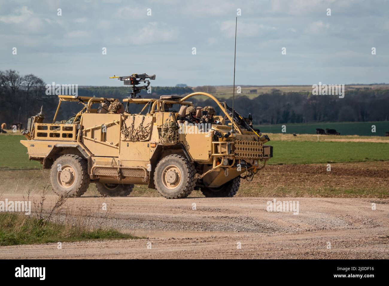 British army Supacat Jackal rapid assault, fire support and ...