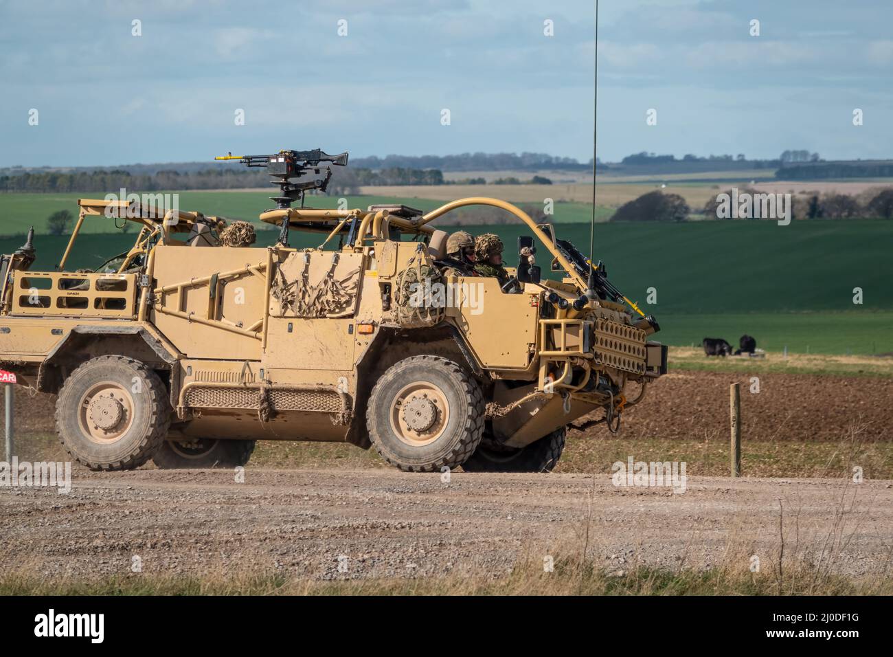 British army Supacat Jackal rapid assault, fire support and ...