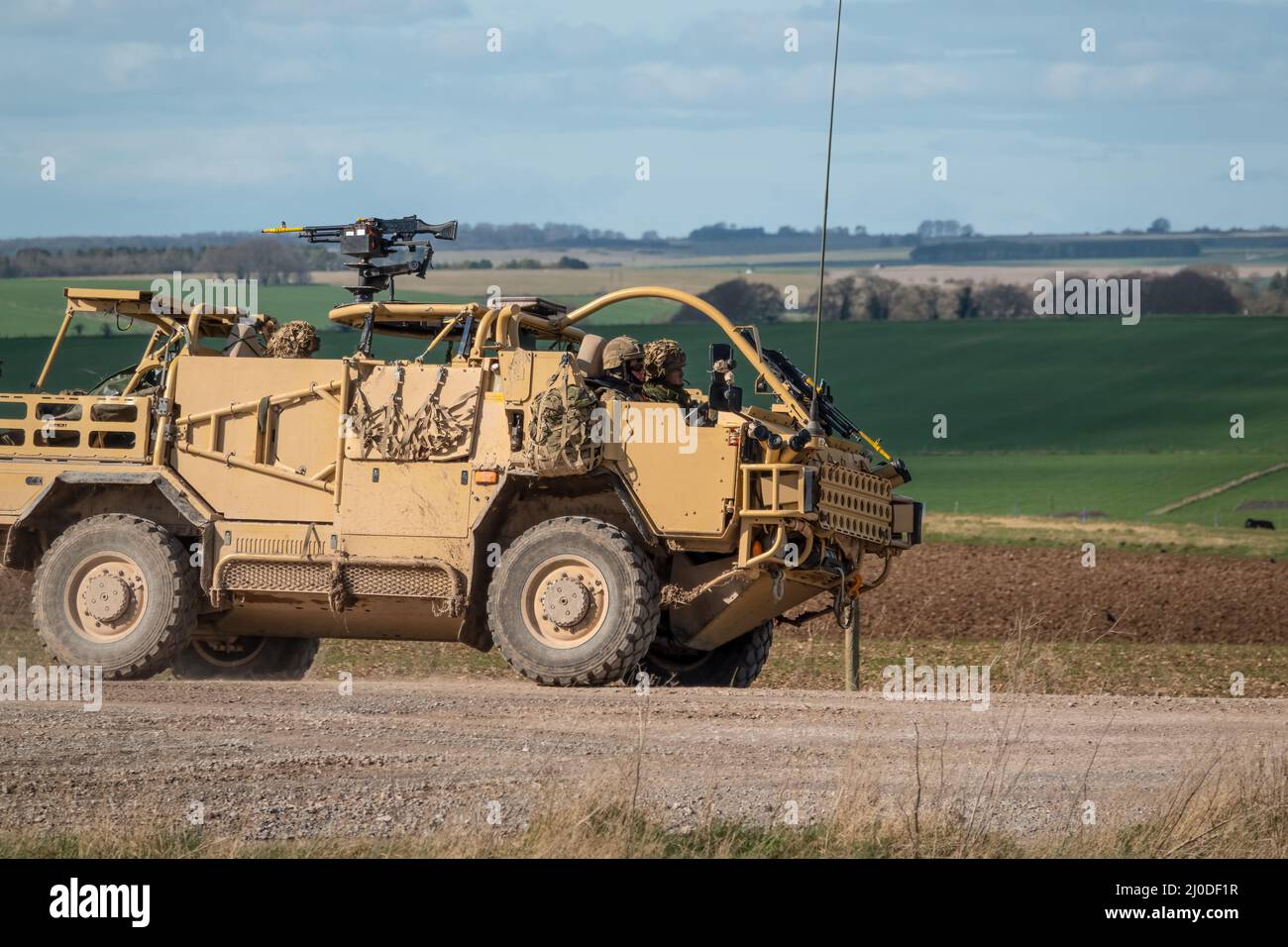 British army Supacat Jackal rapid assault, fire support and ...