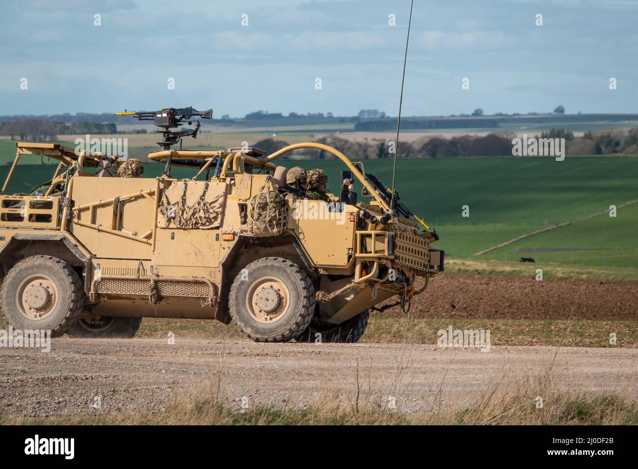 British army Supacat Jackal rapid assault, fire support and ...