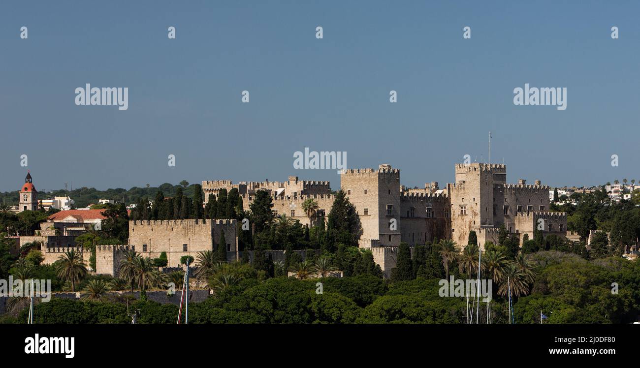 Greece - Rhodos. Palace of the Grand Master of the Knights of Rhodes ...