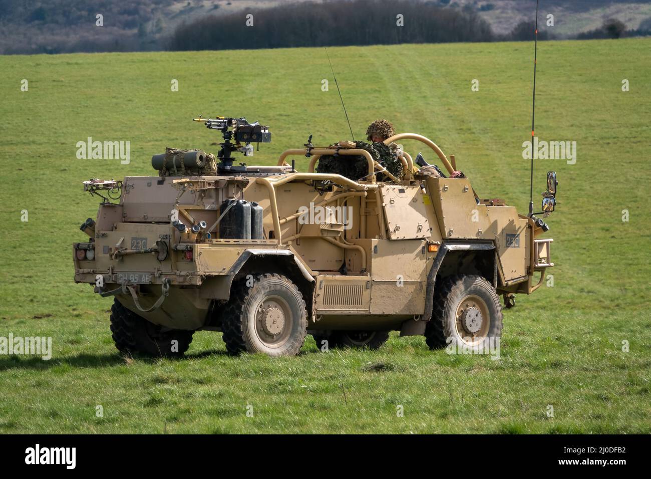 British army Supacat Jackal rapid assault, fire support and ...