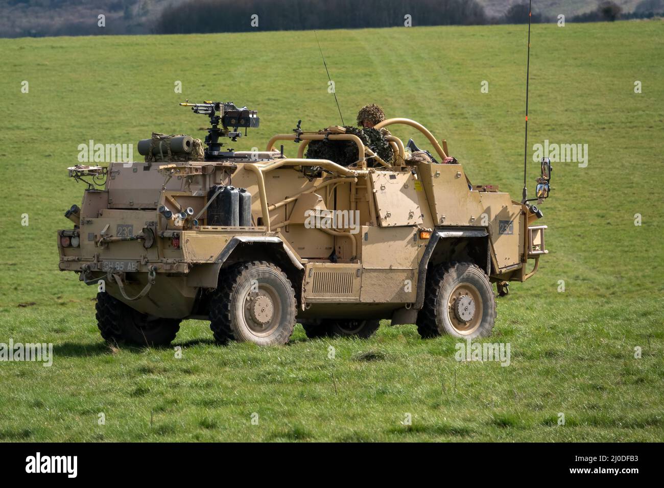 British army Supacat Jackal rapid assault, fire support and ...