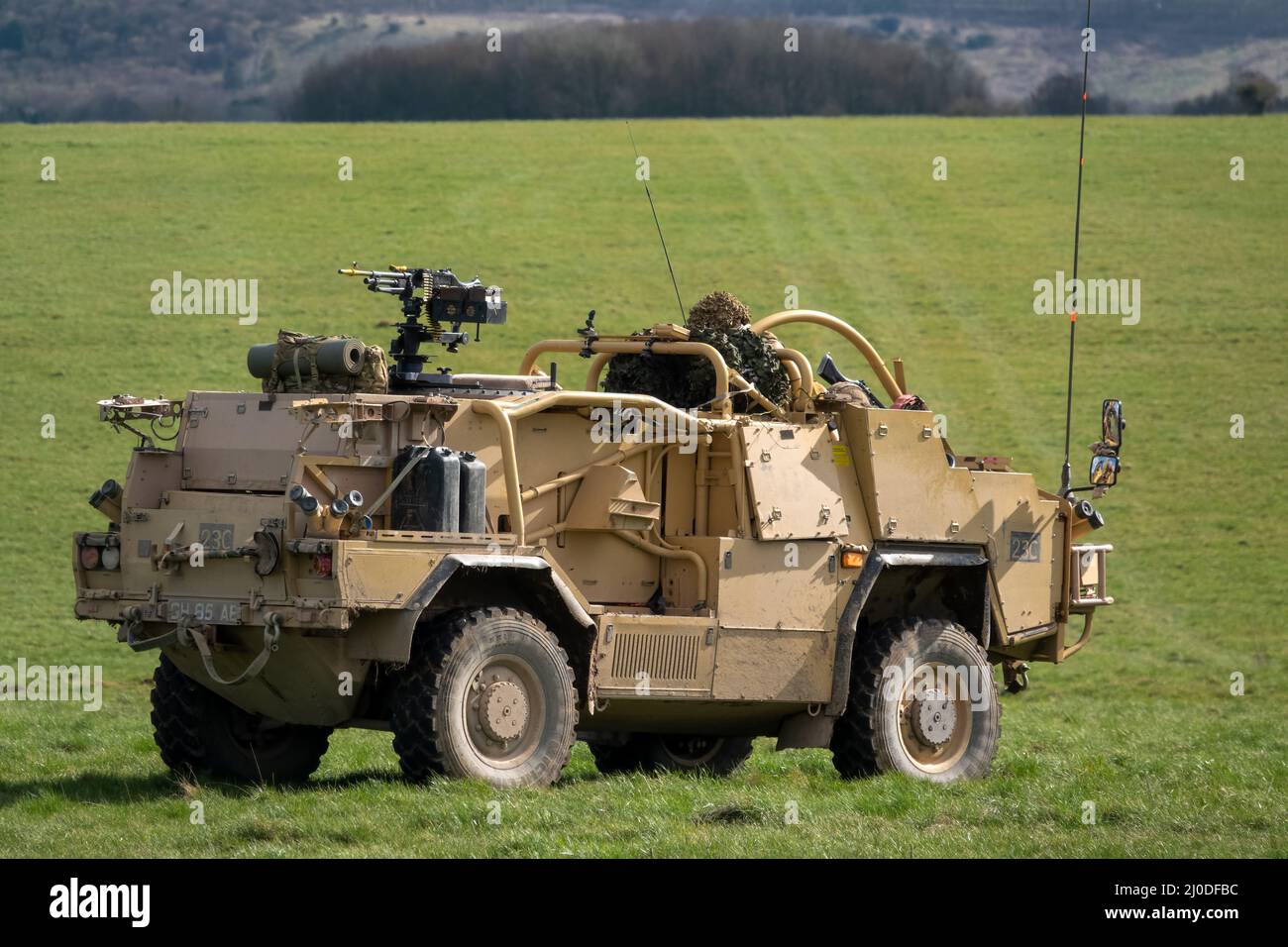 British army Supacat Jackal rapid assault, fire support and ...