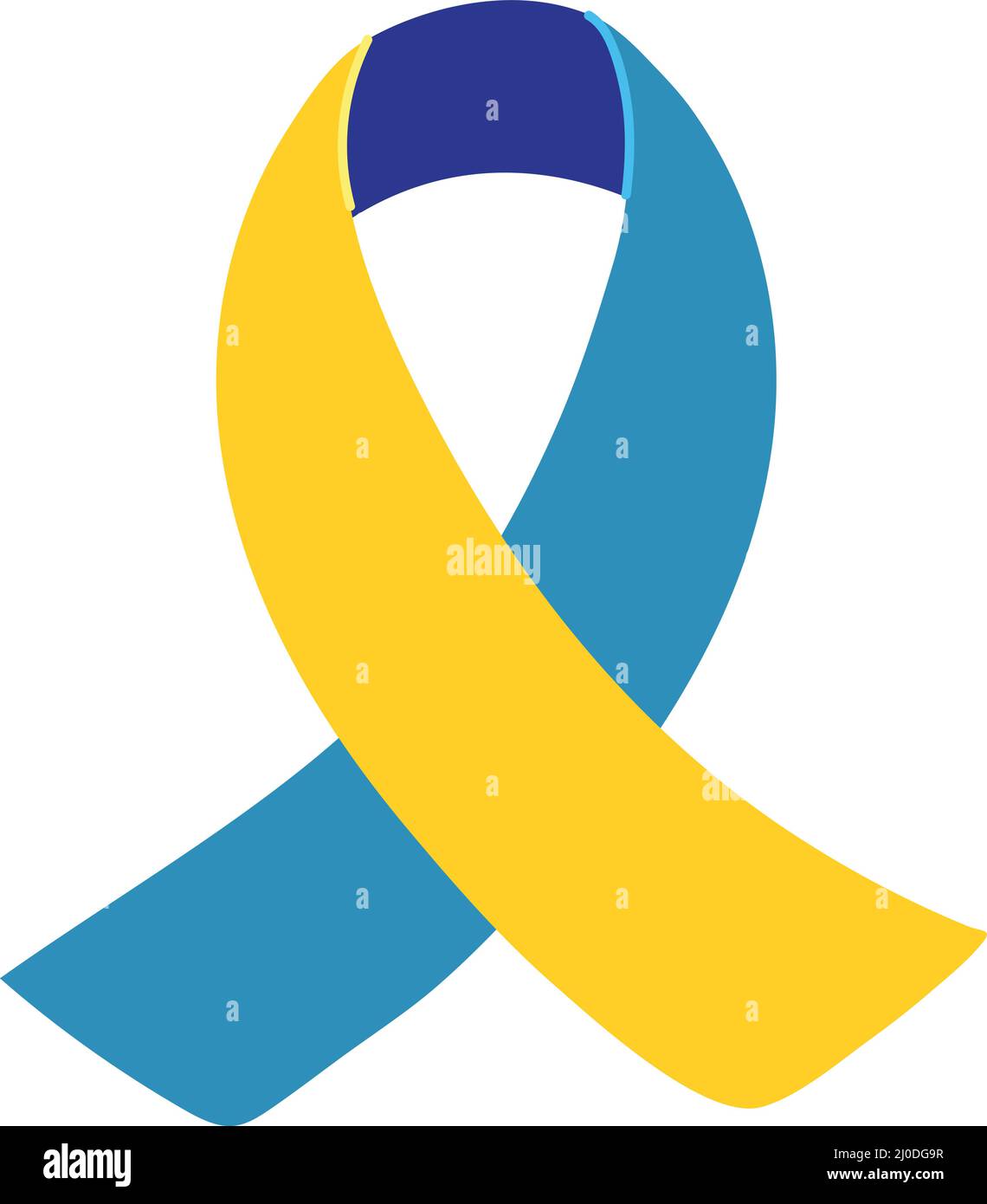down syndrome ribbon Stock Vector Image & Art - Alamy