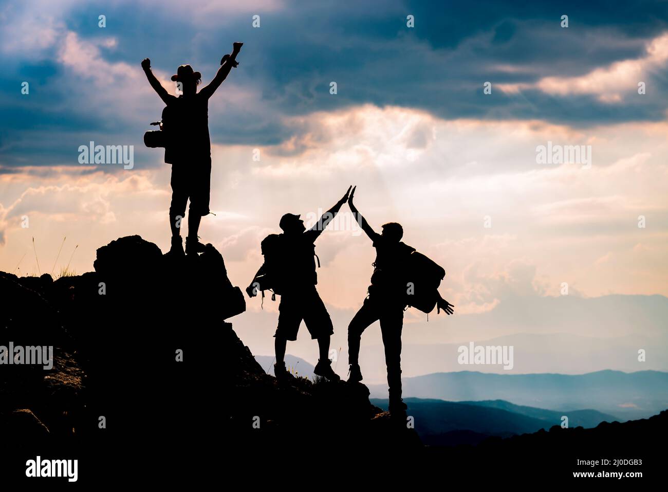 Professional mountaineers hi-res stock photography and images - Alamy