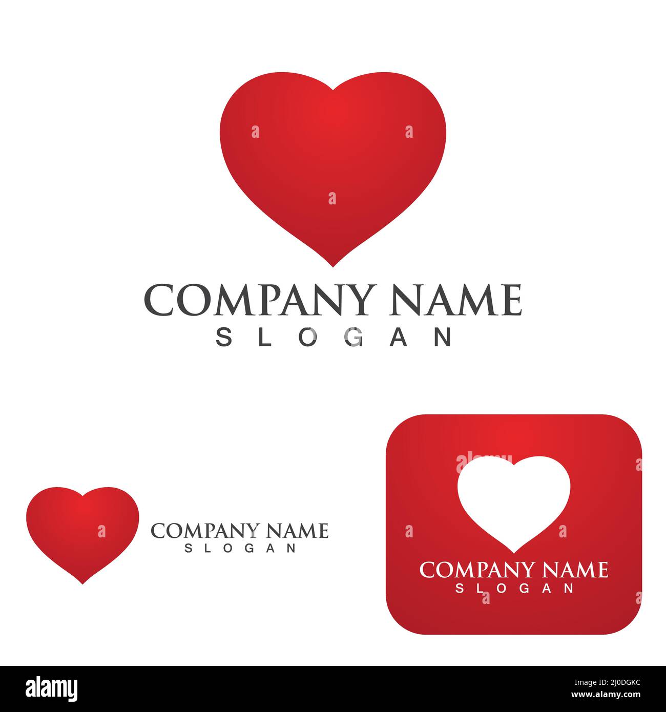 Love logo Vector illustration design Stock Vector Image & Art - Alamy
