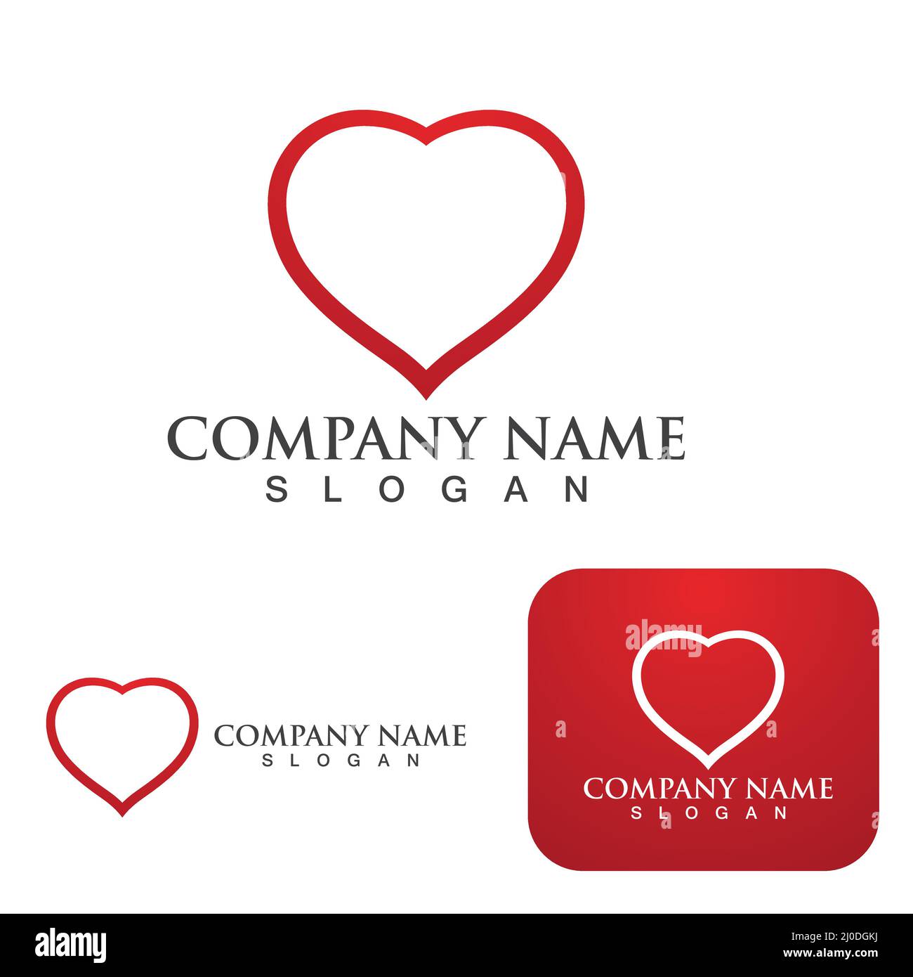 Love logo Vector illustration design Stock Vector Image & Art - Alamy