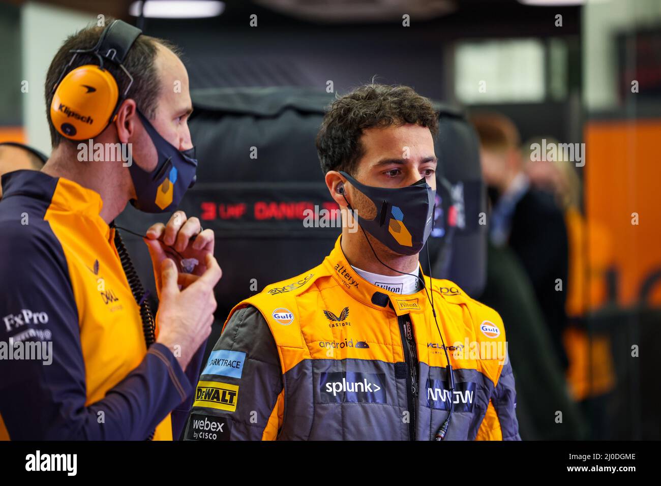 RICCIARDO Daniel (aus), McLaren F1 Team MCL36, portrait during the ...