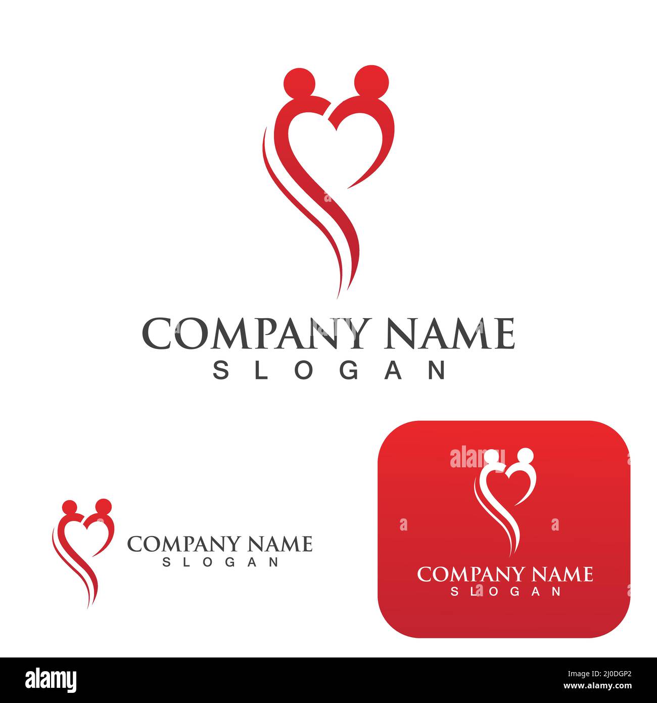 Love logo Vector illustration design Stock Vector Image & Art - Alamy