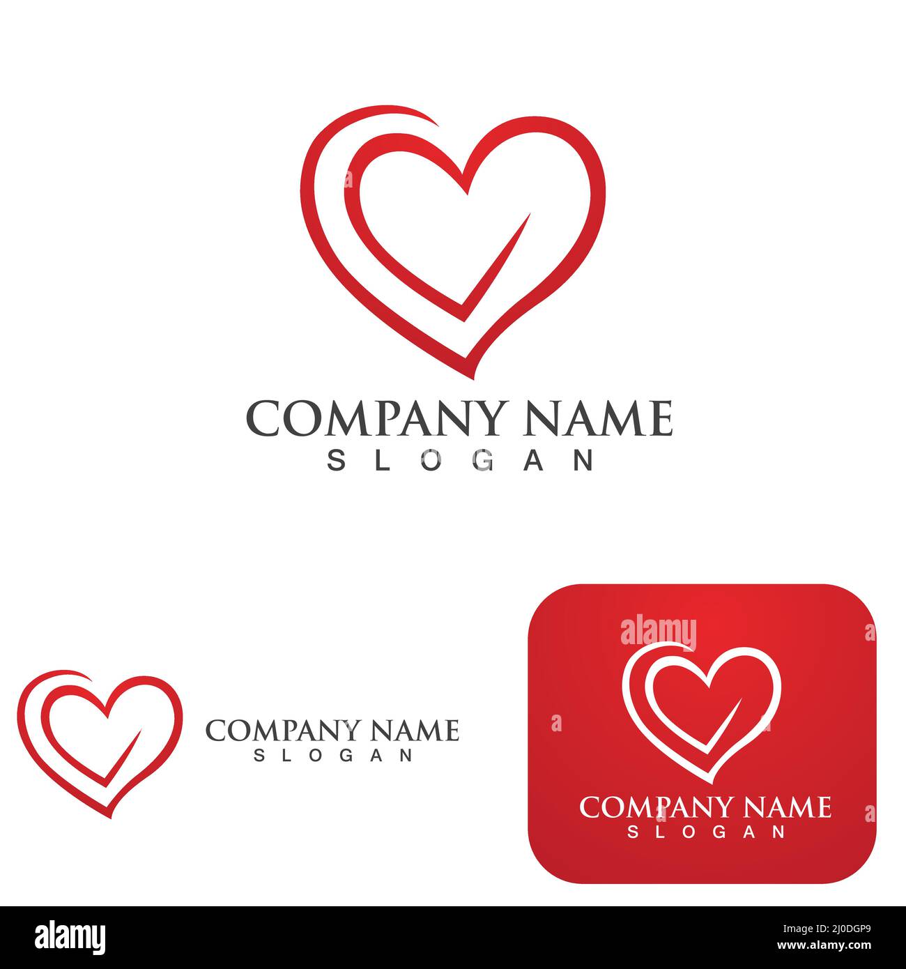 Love logo Vector illustration design Stock Vector Image & Art - Alamy