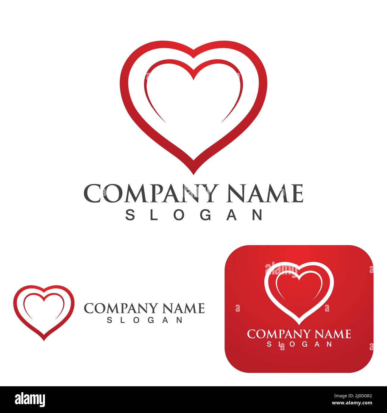 Love logo Vector illustration design Stock Vector Image & Art - Alamy