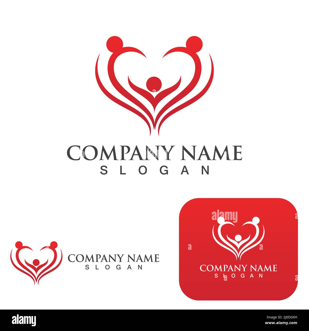 Love logo Vector illustration design Stock Vector Image & Art - Alamy