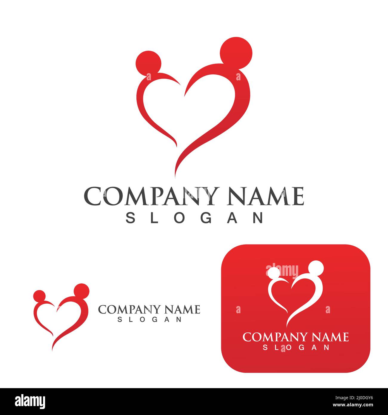 Love logo Vector illustration design Stock Vector Image & Art - Alamy
