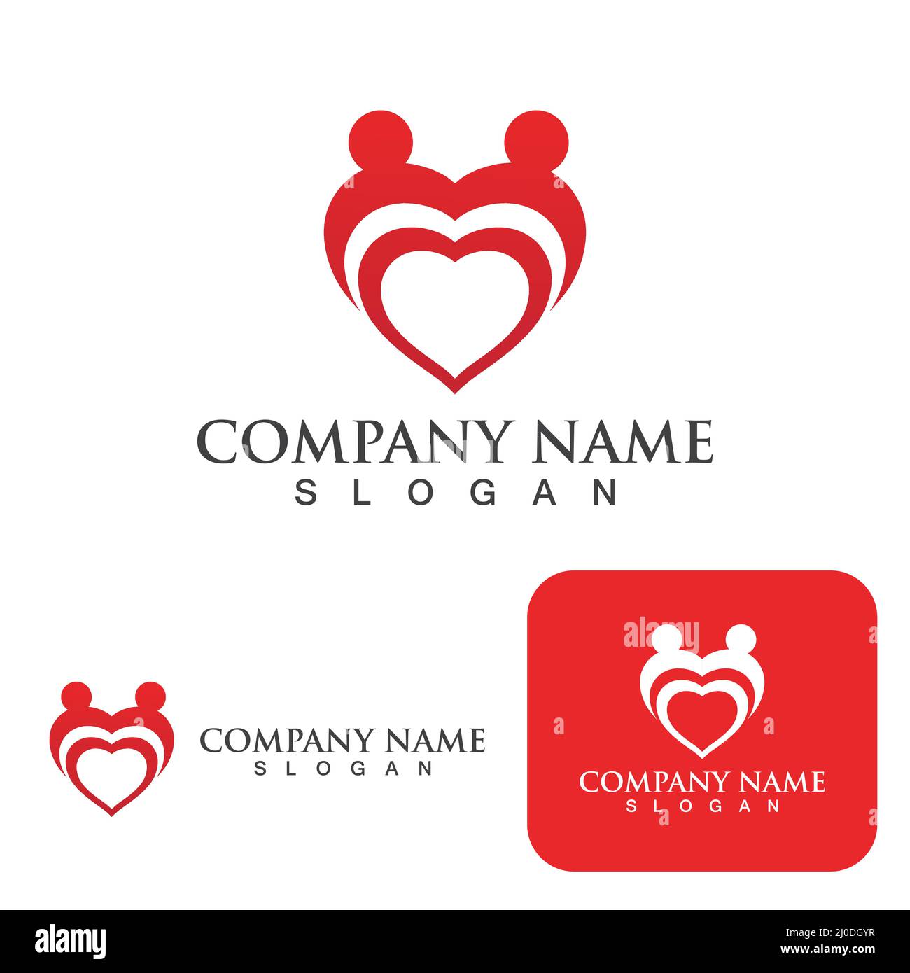 Love logo Vector illustration design Stock Vector Image & Art - Alamy