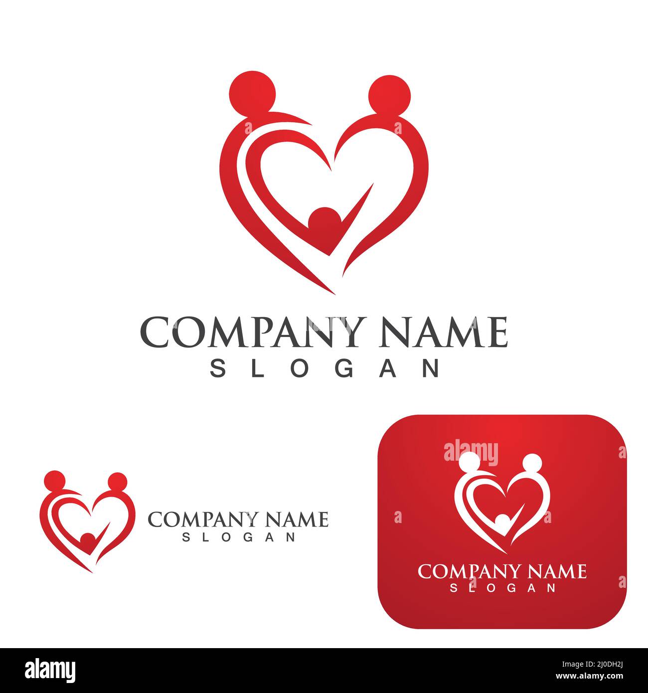 Love logo Vector illustration design Stock Vector Image & Art - Alamy