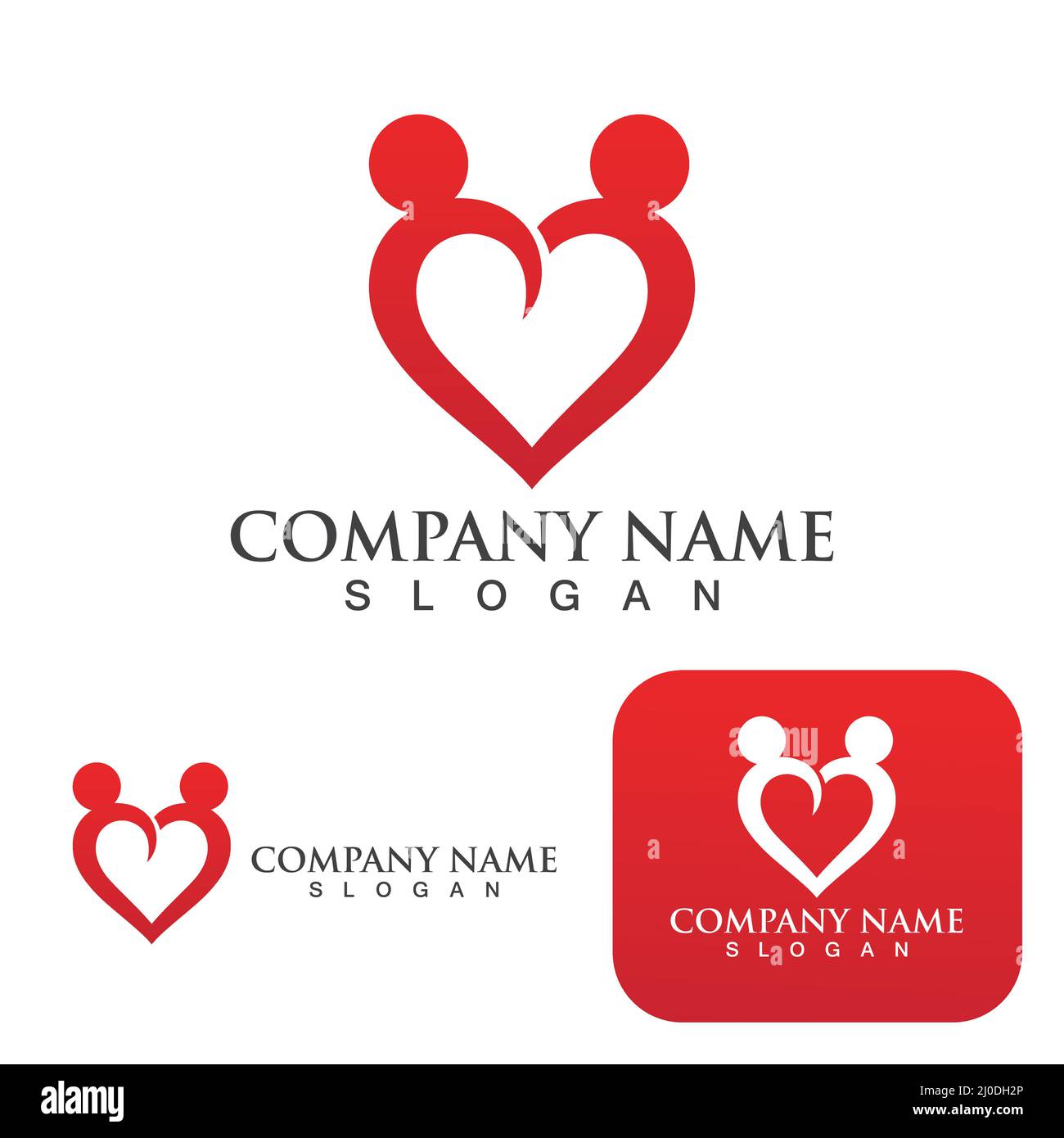 Love logo Vector illustration design Stock Vector Image & Art - Alamy