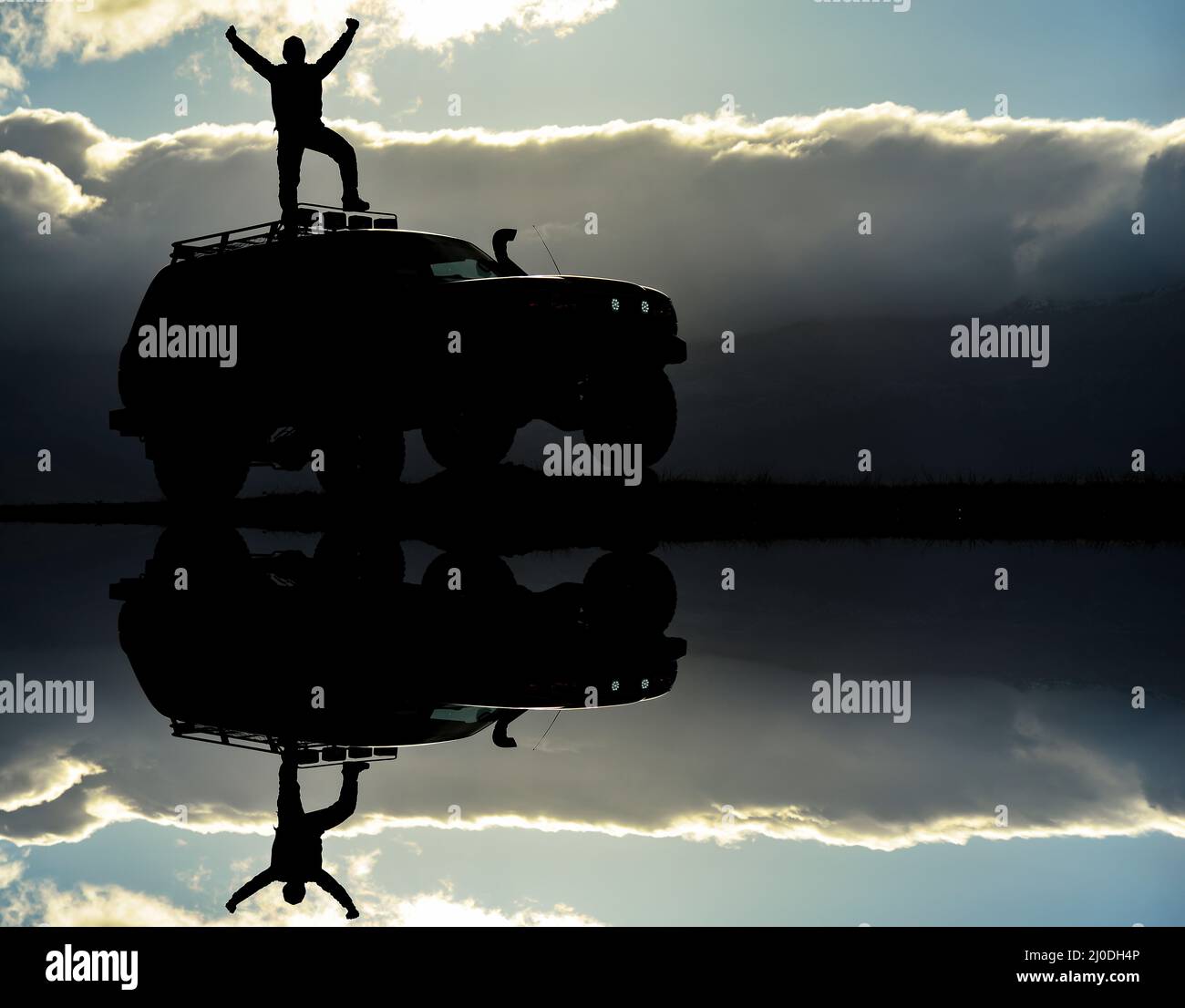 land vehicle and tough obstacles Stock Photo - Alamy