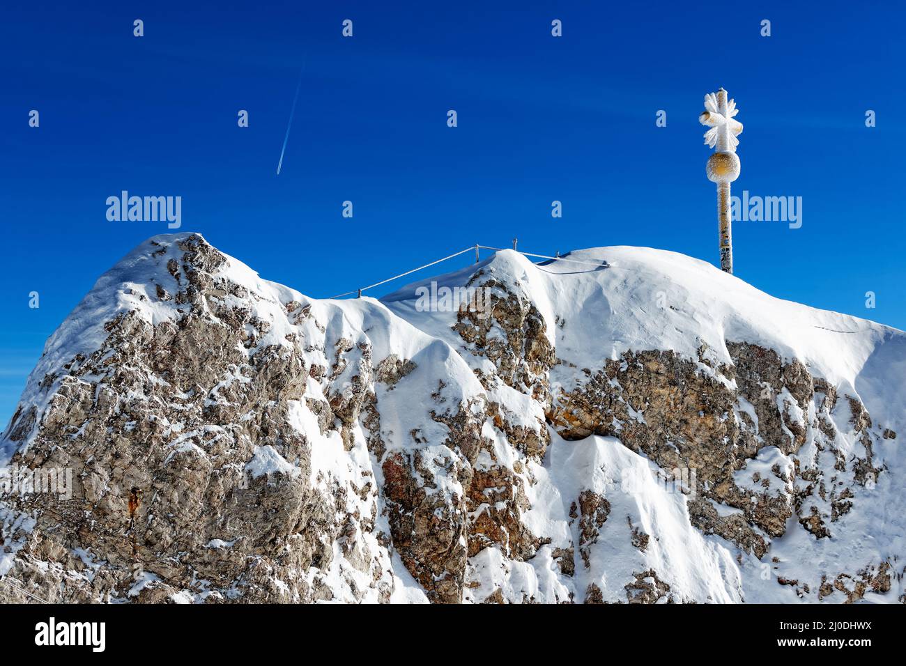 Winter in Bavaria - Zugspitze Stock Photo - Alamy