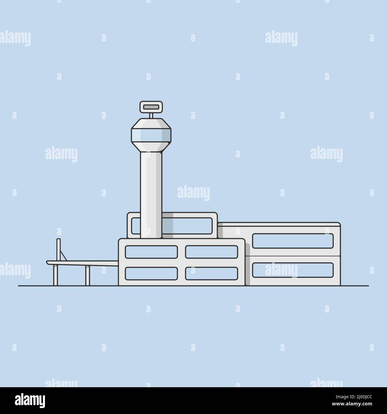 Airfield aircraft departure Stock Vector Images - Alamy