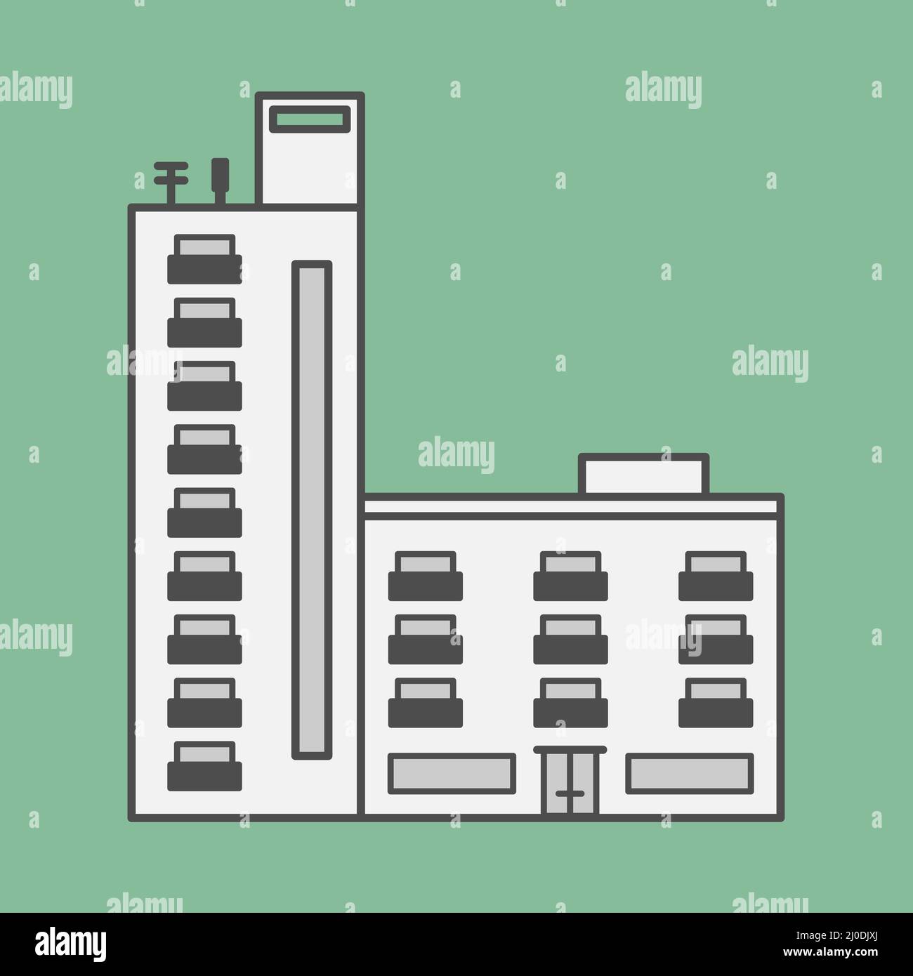 Residential building lots Stock Vector Images - Alamy