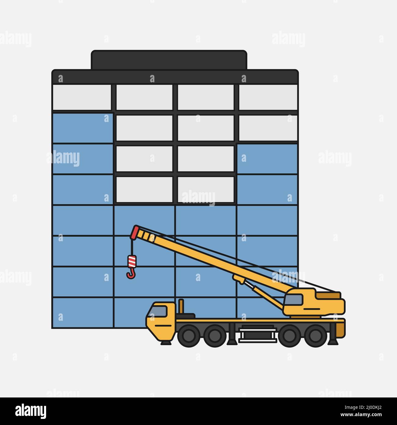 Commercial building project Stock Vector Images - Alamy