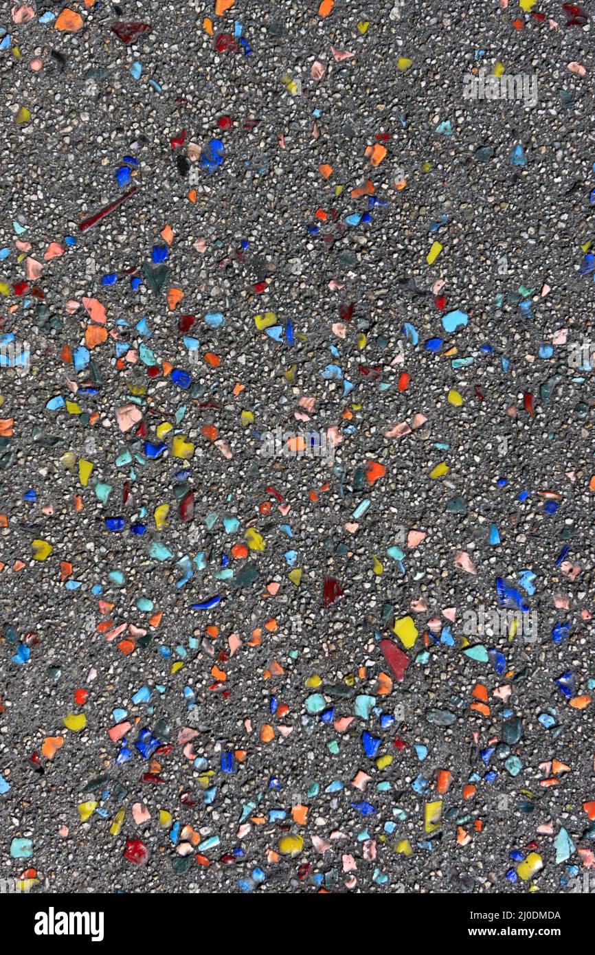 The wet asphalt of different colors as background Stock Photo - Alamy
