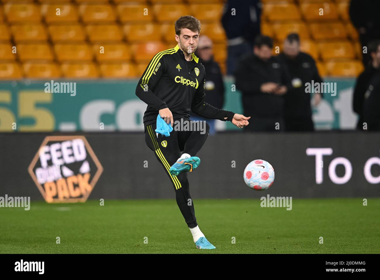 Patrick Bamford #9 of Leeds United during the pre-game warmup Stock ...