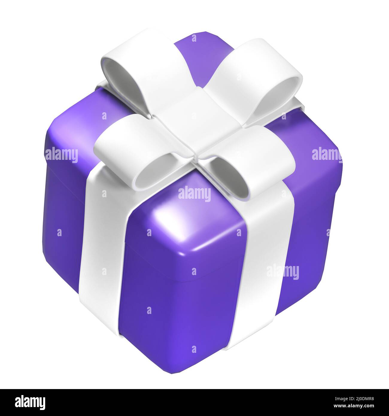 Realistic 3D Gift Box Cutout Stock Photo - Alamy