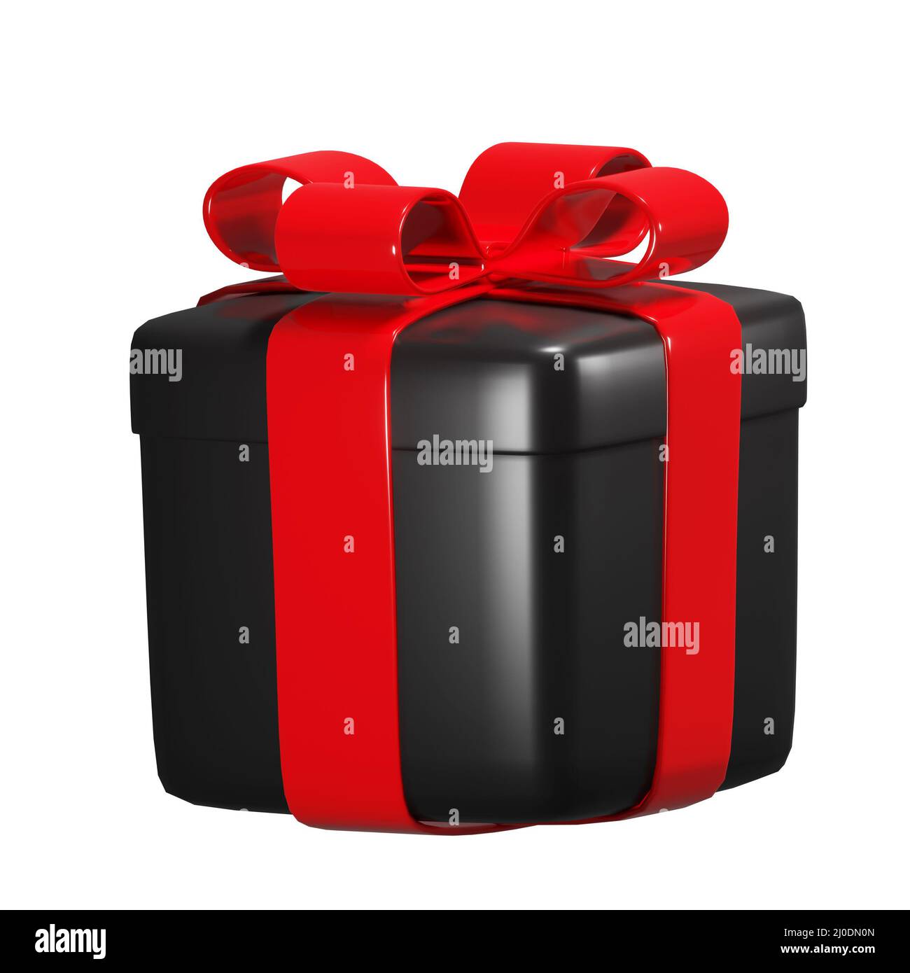 Realistic 3D Gift Box Cutout Stock Photo - Alamy