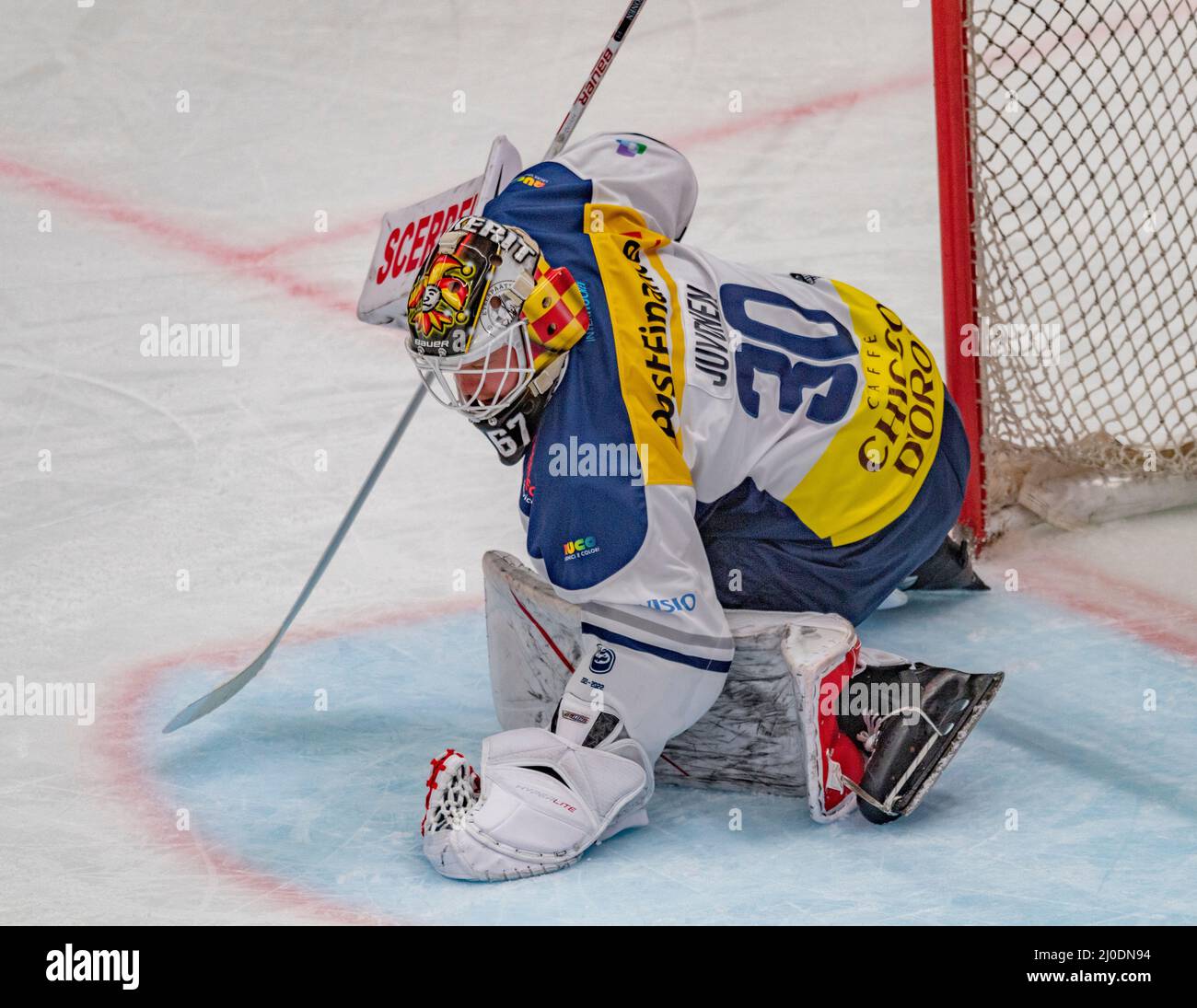 Lausanne, Vaudoise Arena, Switzerland. 18th Mar, 2022: Janne Juvonen ...