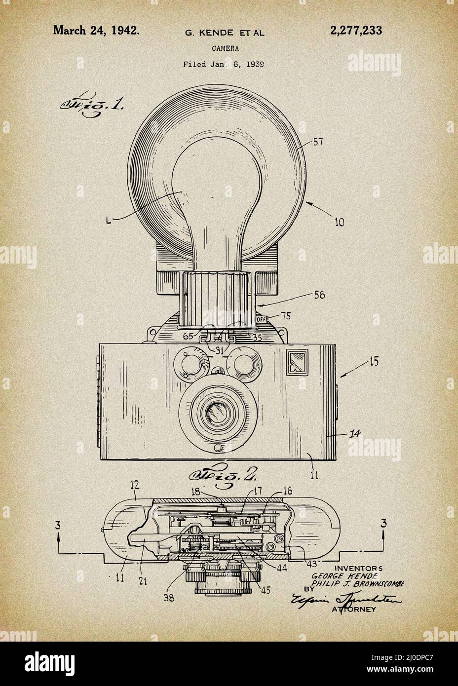 Camera patent art hi-res stock photography and images - Alamy