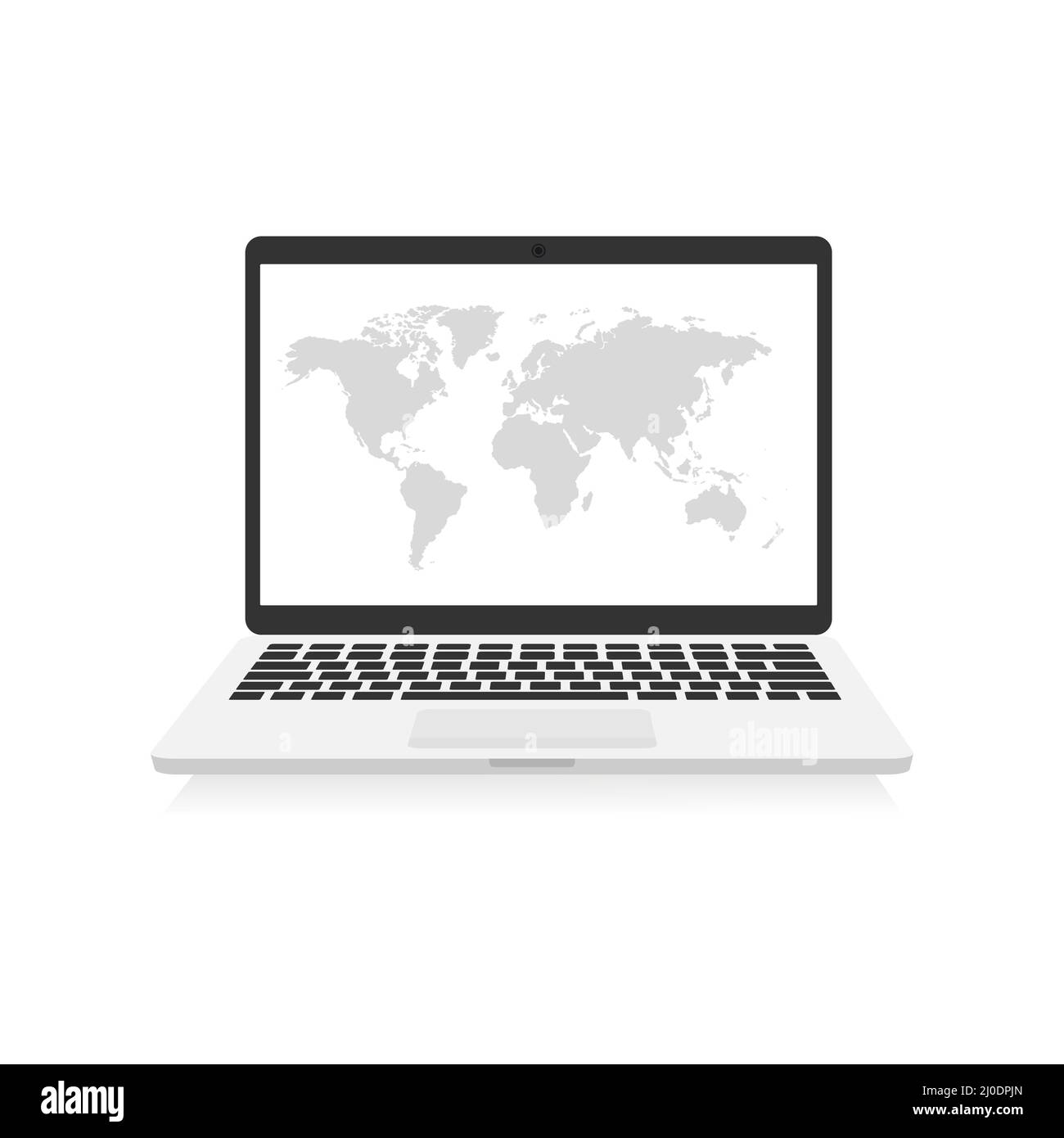Computer map Stock Vector Images - Alamy