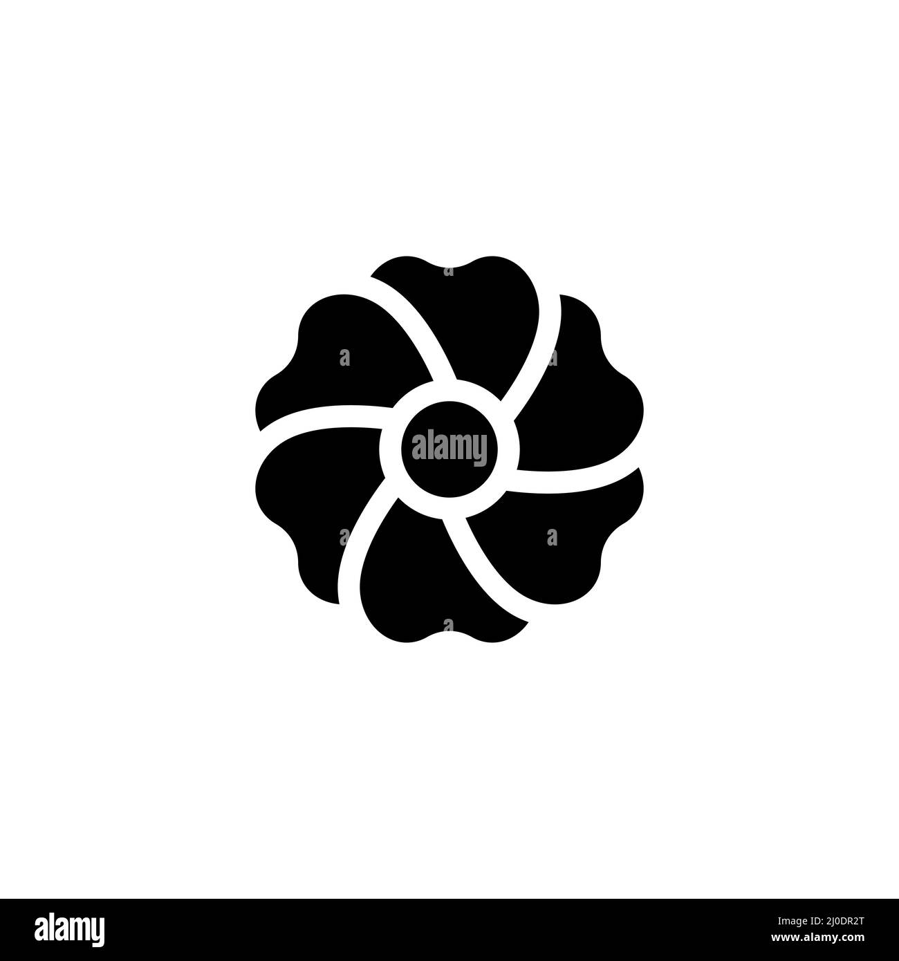 Flower line icon. Trendy outline flower symbol. Beautiful linear plant ...