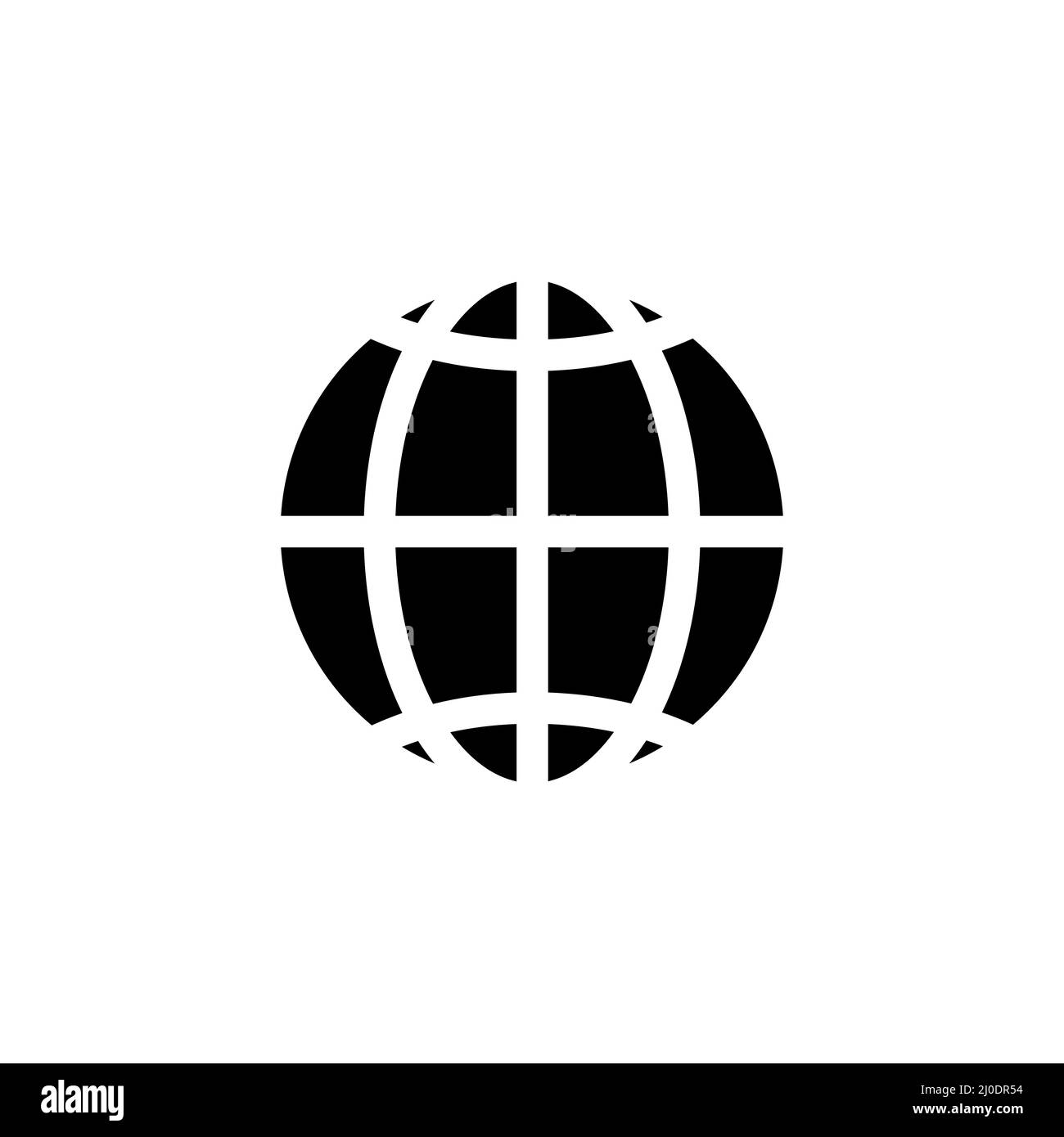 Globe icon. World wide web shape symbol. Planet web sign Stock Vector ...