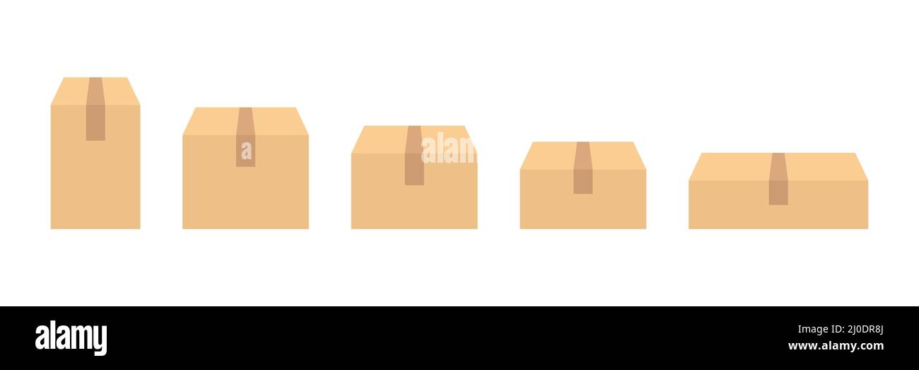 Isometric delivery box. Packaging box symbol Stock Vector Image & Art ...