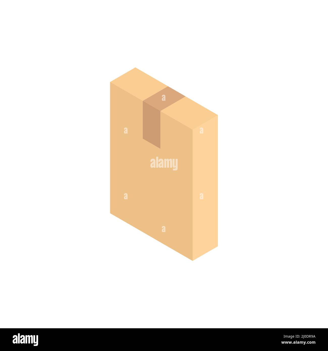 Isometric delivery box. Packaging box symbol Stock Vector Image & Art ...