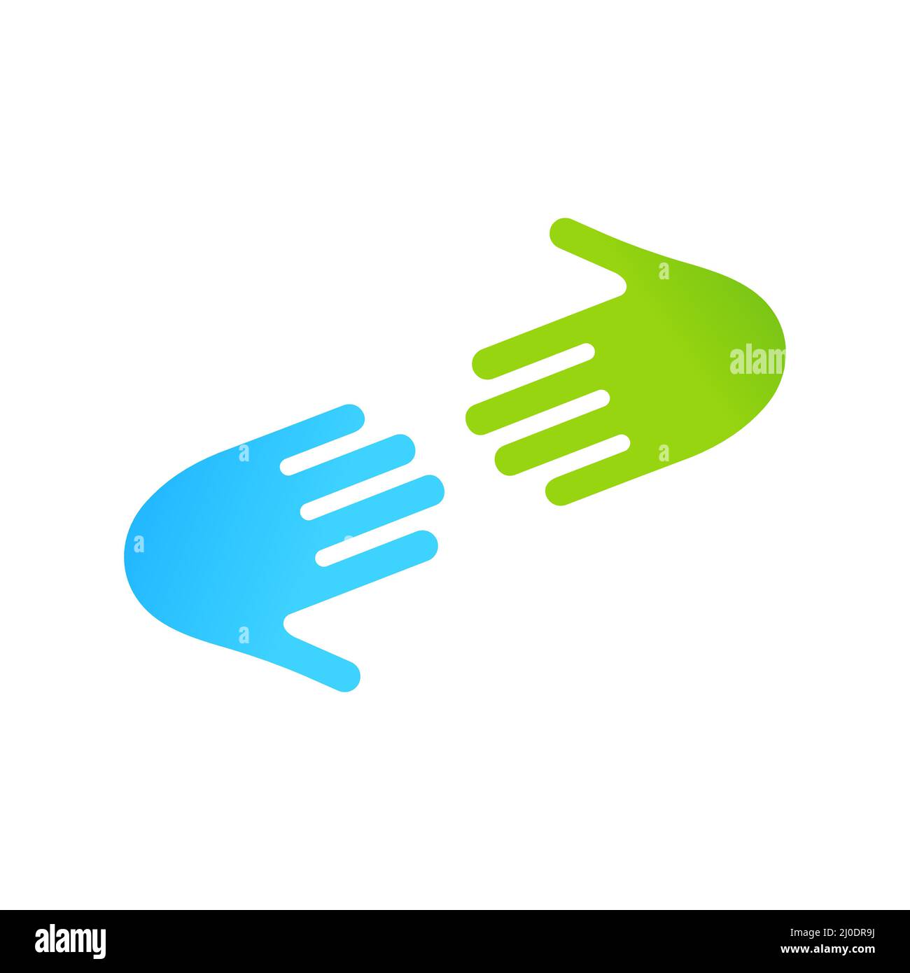 Teamwork white blue Stock Vector Images - Alamy