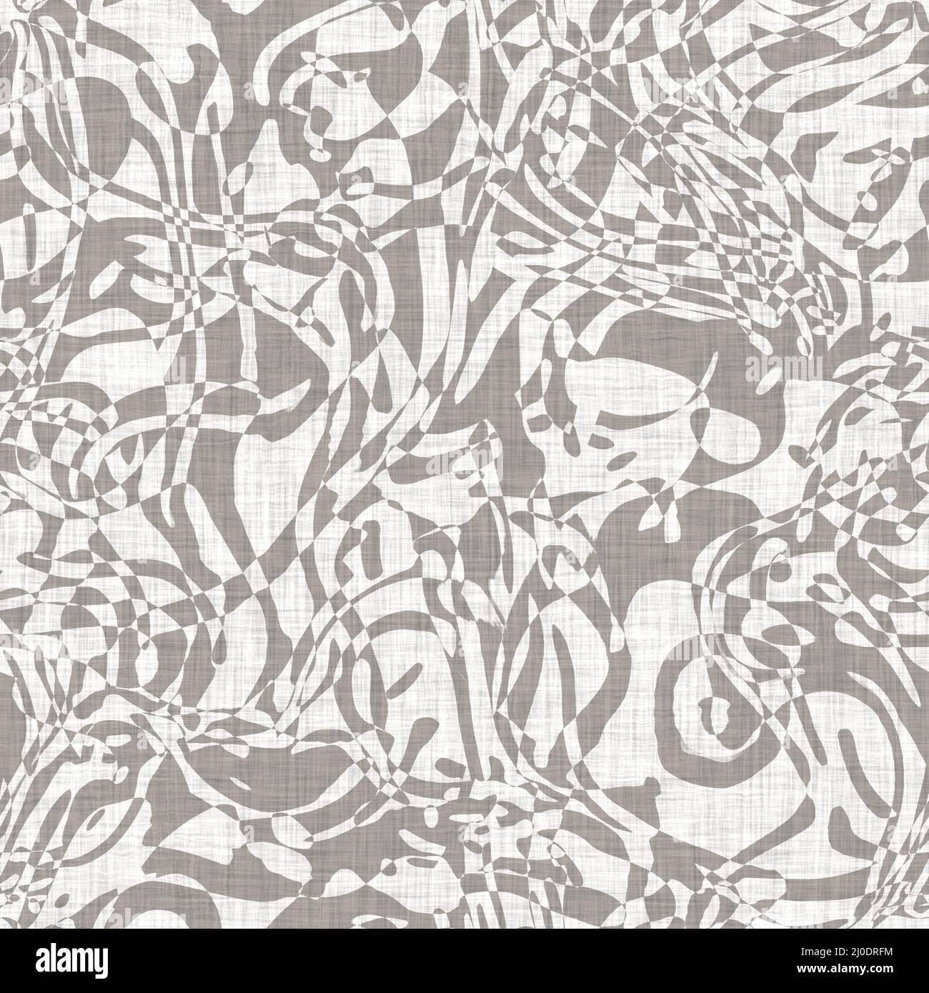 Seamless french neutral greige mottled farmhouse linen effect ...