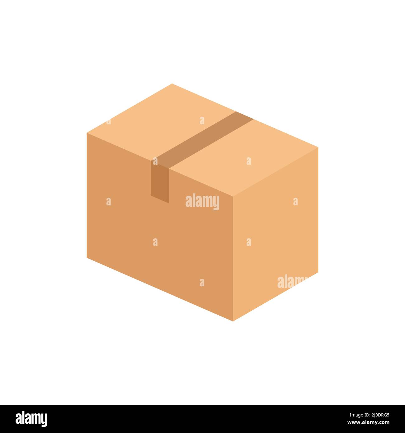 Isometric delivery box. Packaging box symbol Stock Vector Image & Art ...