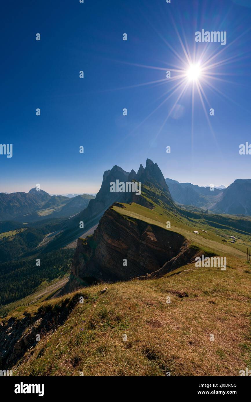 Seceda landscape hi-res stock photography and images - Alamy