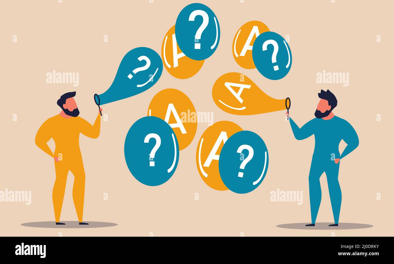 Question and answer with bubble query. Customer people ask and user ...