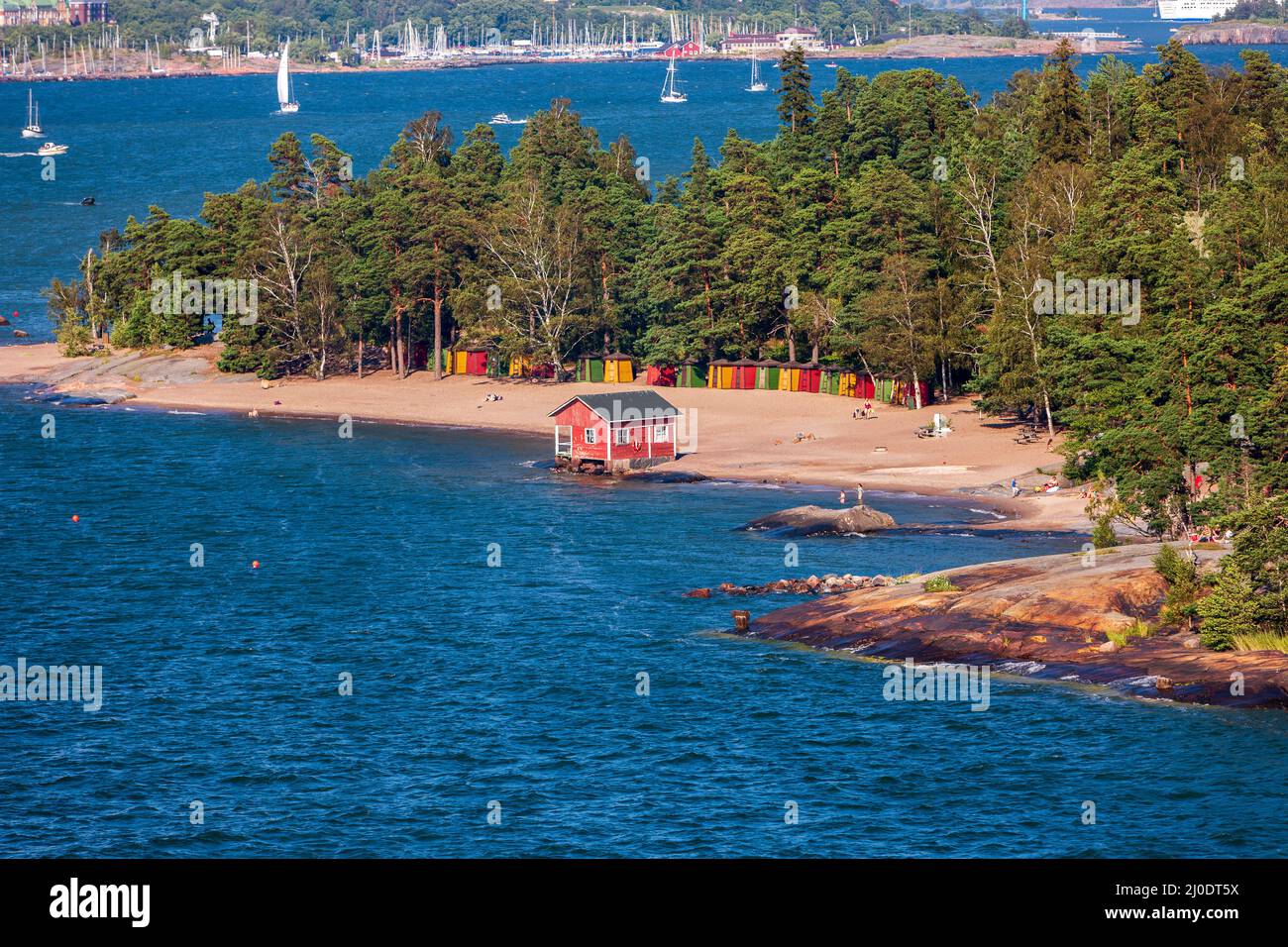 Coastal landscape of Finland Stock Photo - Alamy