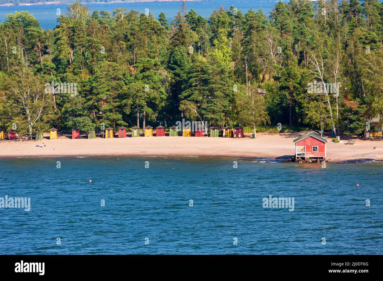 Coastal landscape of Finland Stock Photo - Alamy