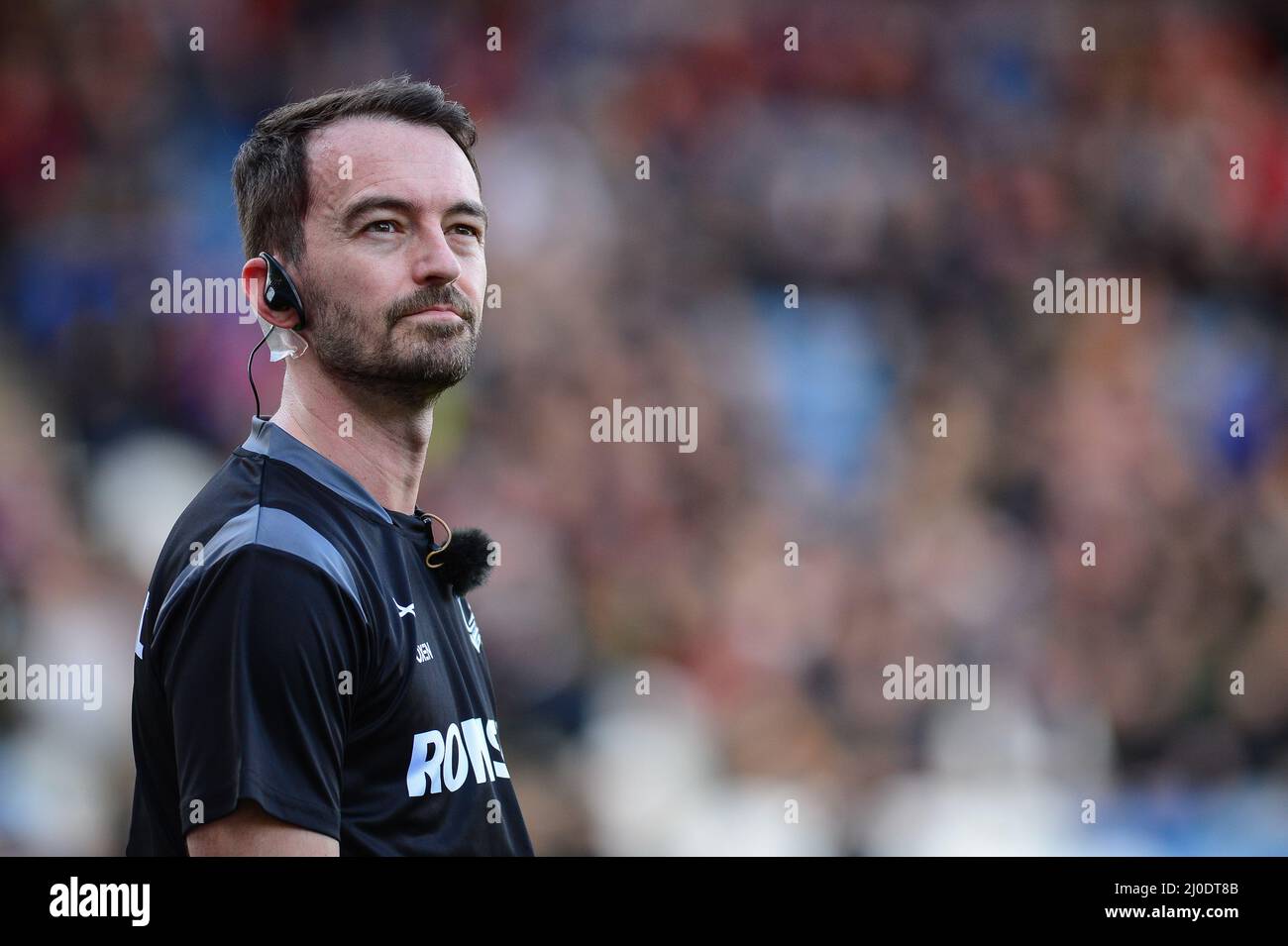 Huddersfield, England - 12th March 2022 - Referee James Child. Rugby ...