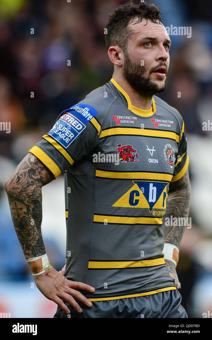 Huddersfield, England - 12th March 2022 - Gareth O'Brien of Castleford ...